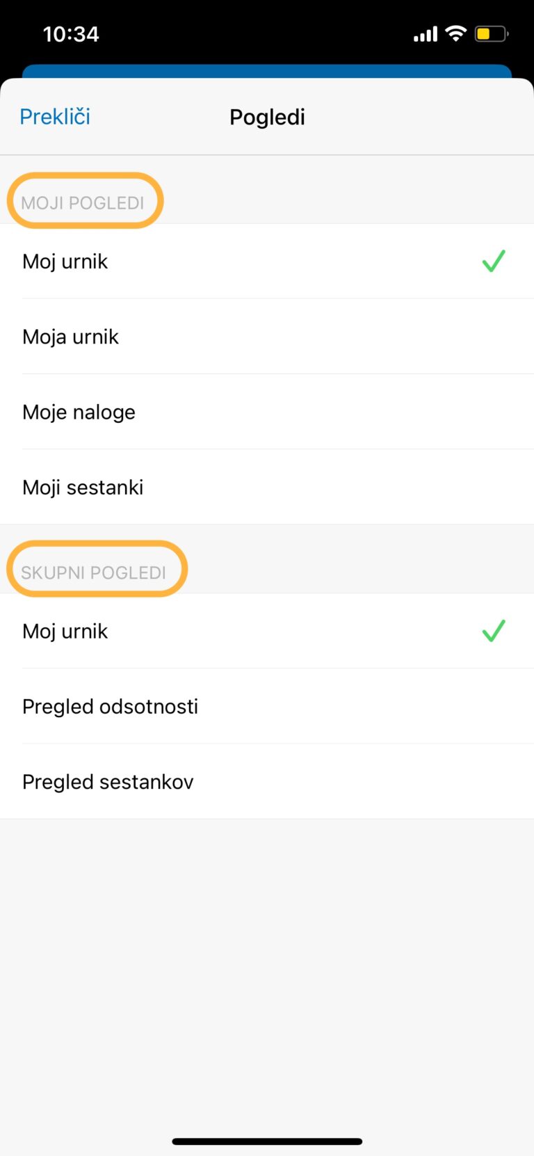 Uporaba mobilne aplikacije | INTRIX