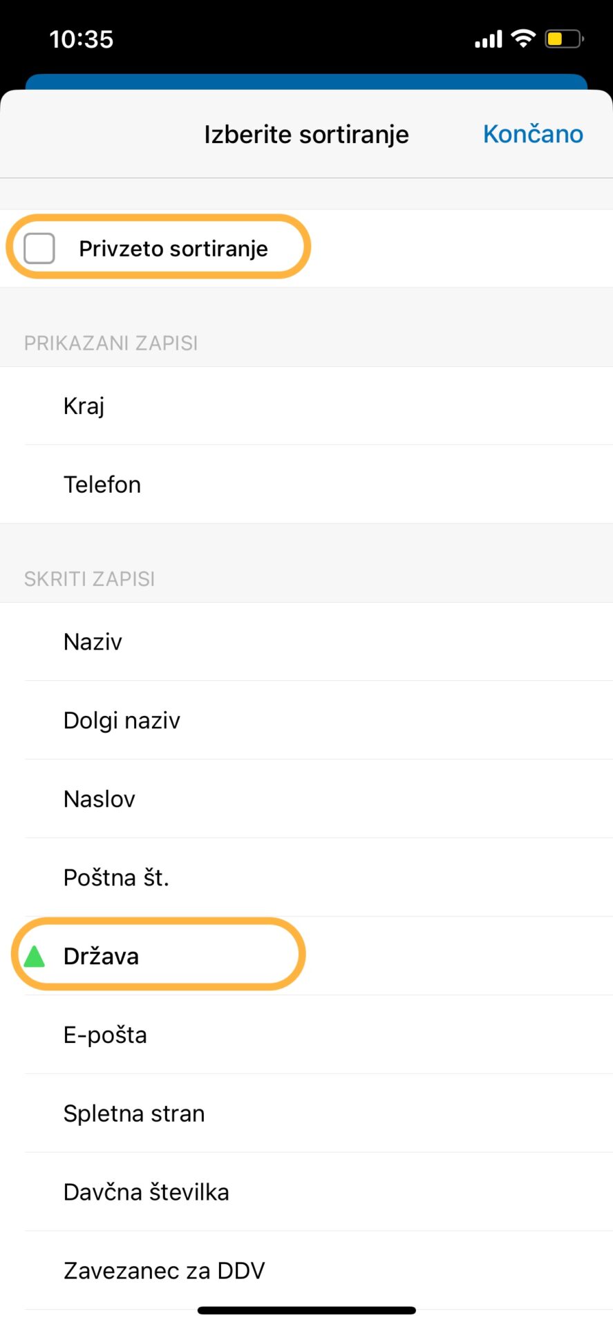 Uporaba mobilne aplikacije | INTRIX
