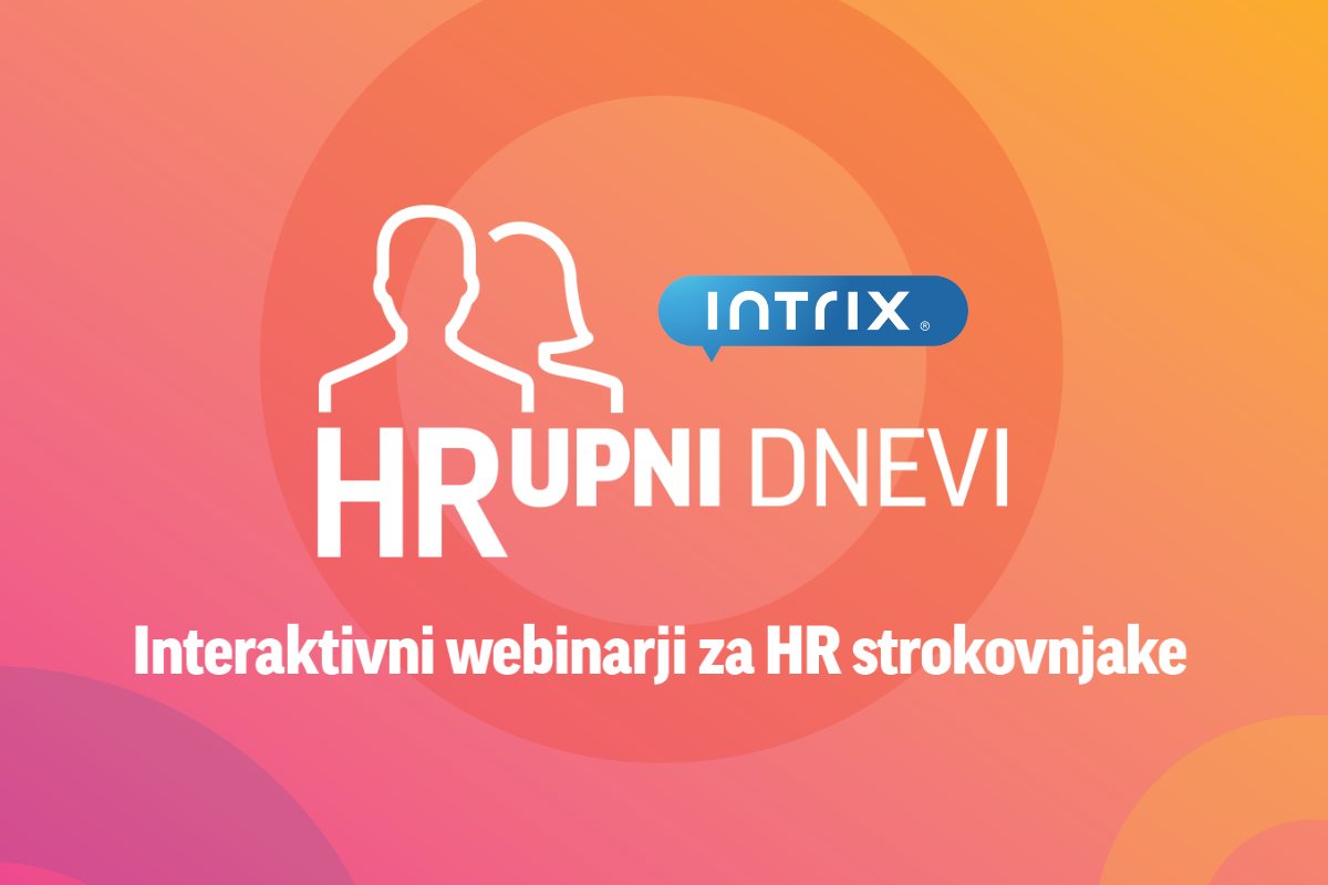 HRupni dnevi 2025: Interaktivni webinarji za HR strokovnjake | INTRIX Webinarji