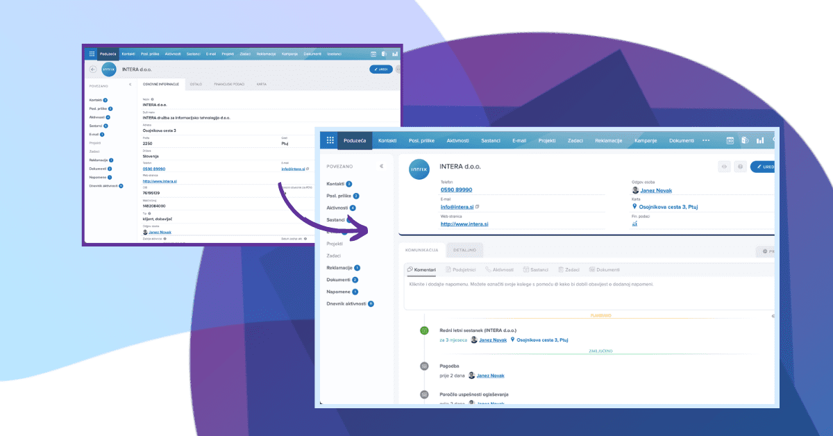 Redizajnirano Intrix korisničko sučelje | INTRIX