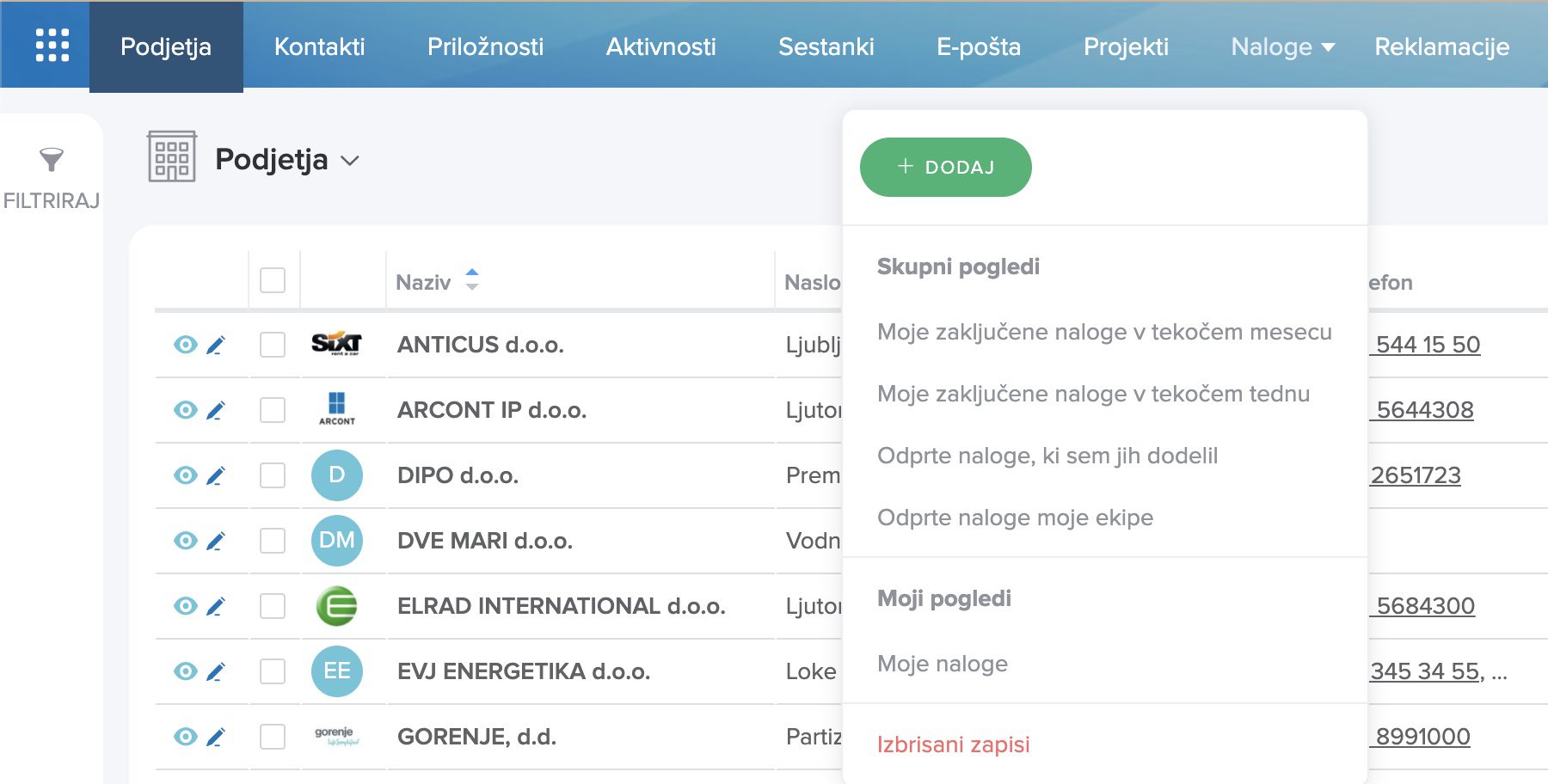 The renovated Intrix User Interface | INTRIX