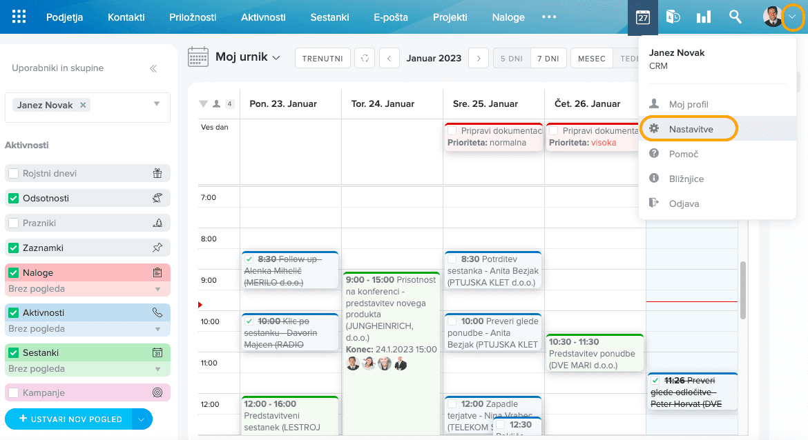 Tab Order in the Intrix App | INTRIX