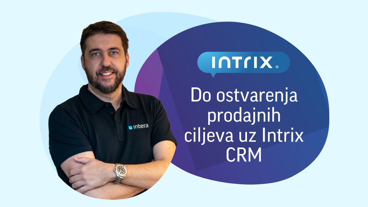 Do ostvarenja prodajnih ciljeva uz Intrix CRM - INTRIX
